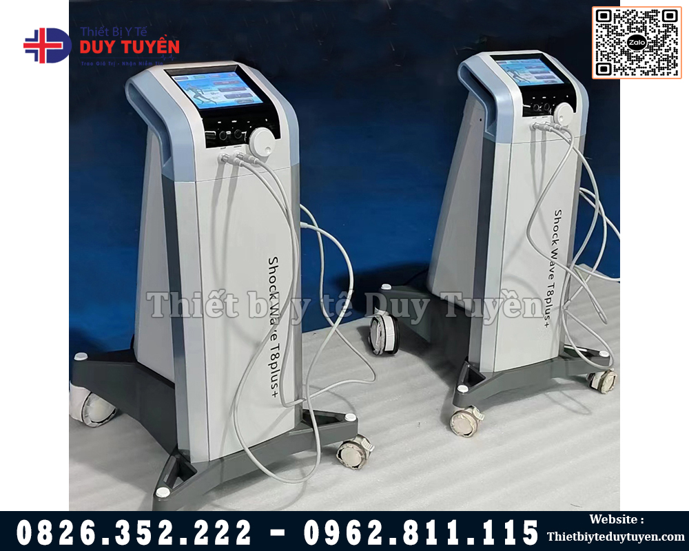 Máy Xung Kích 2 Đầu T8 Plus Trị Liệu Cơ Xương Khớp